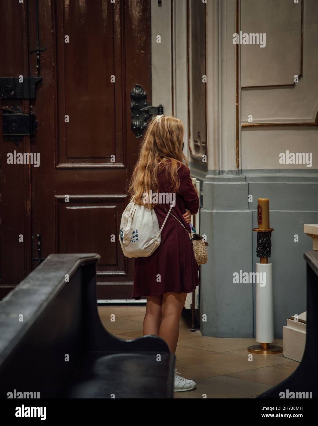 Lonely ginger haired girl hi-res stock photography and images - Alamy