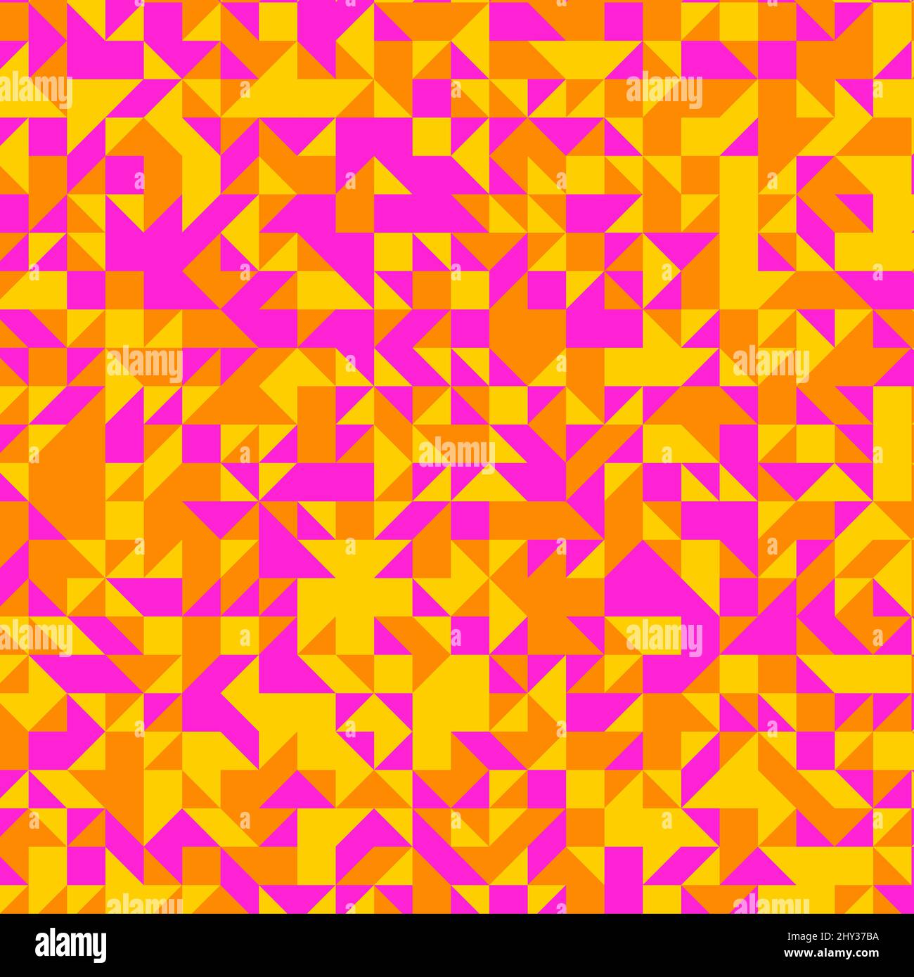 Illustration of Geometric mosaic pattern with colorful gradient ...