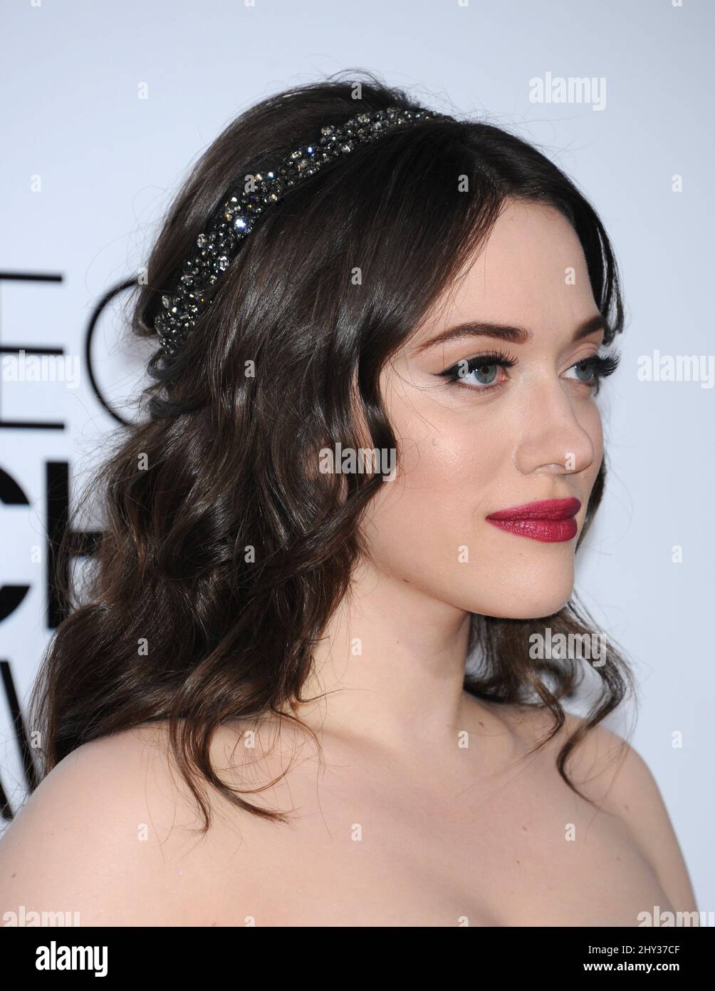 Kat Dennings attending the 40th Annual People's Choice Awards, held at ...