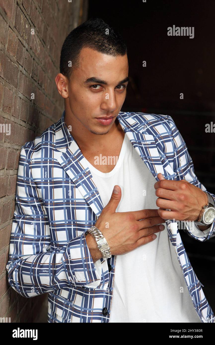 Timor Steffens during a photoshoot in Amsterdam, Netherlands Stock ...