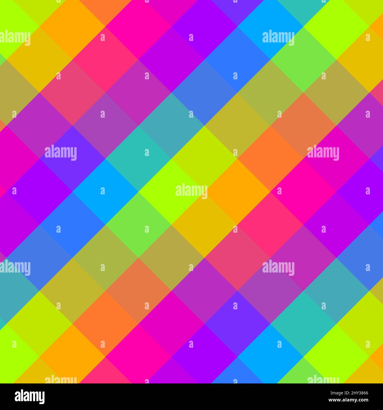 Abstract illustration of colorful square tiles Stock Photo - Alamy
