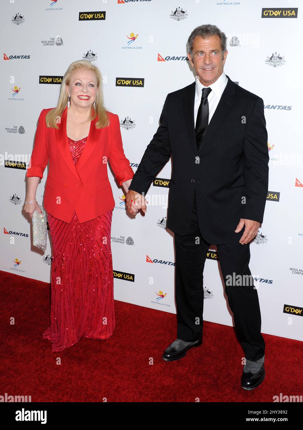 Jacki Weaver and Mel Gibson attending the 2014 G'Day USA Los Angeles ...