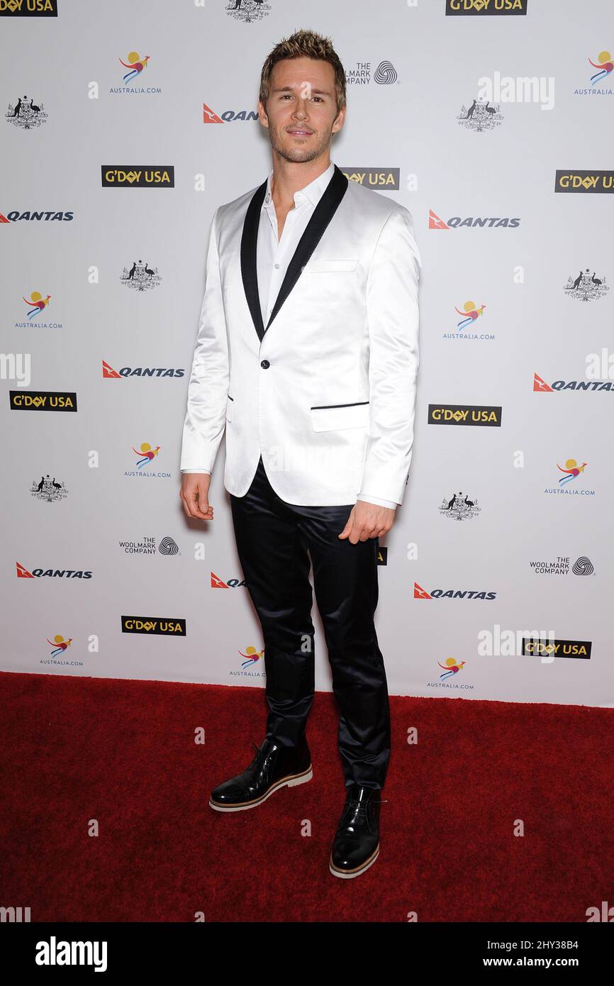 Ryan Kwanten attending the 2014 G'Day USA Los Angeles Black Tie Gala ...