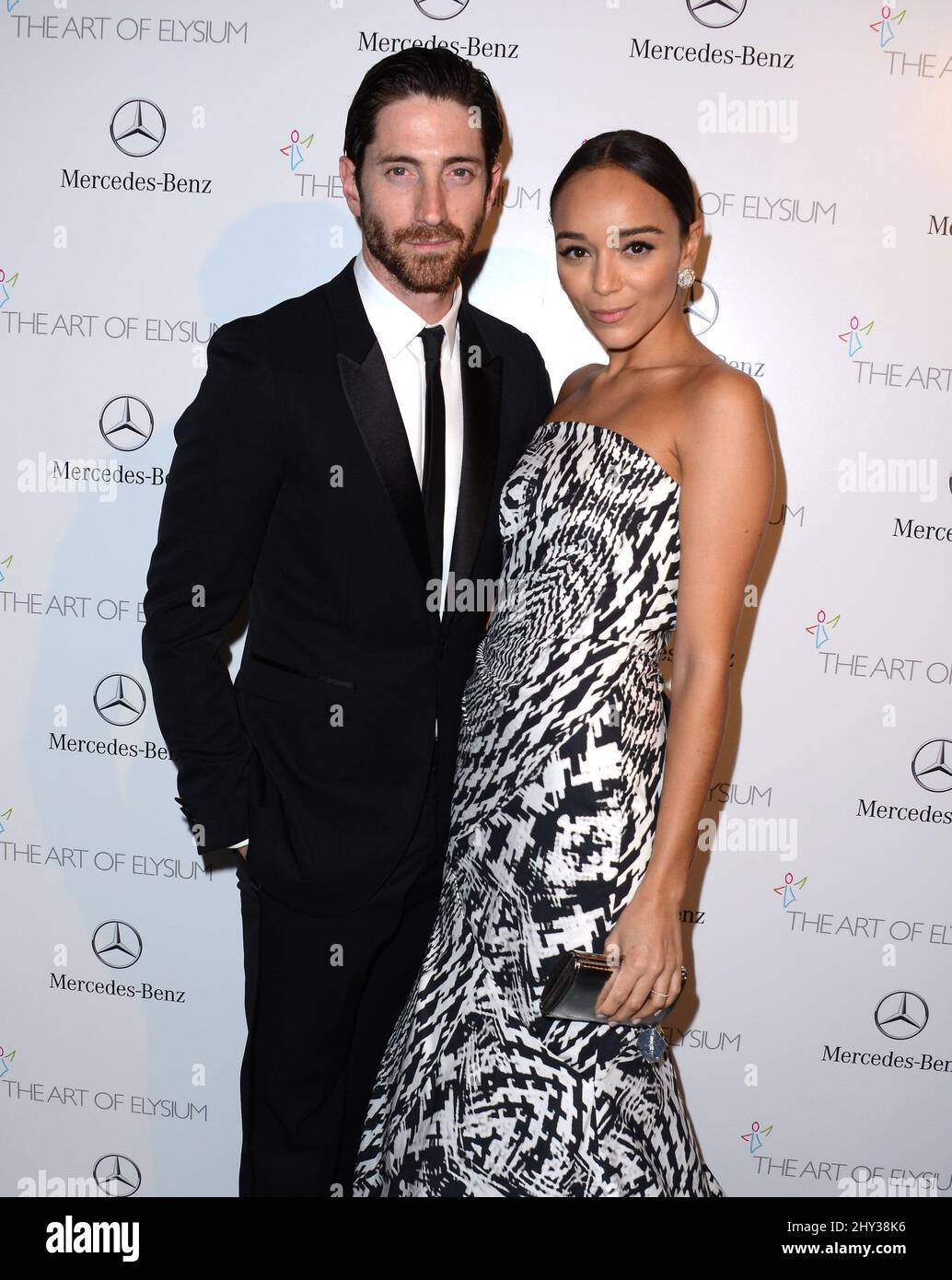 Ashley Madekwe, Iddo Goldberg attending The Art of Elysium's 7th Annual ...