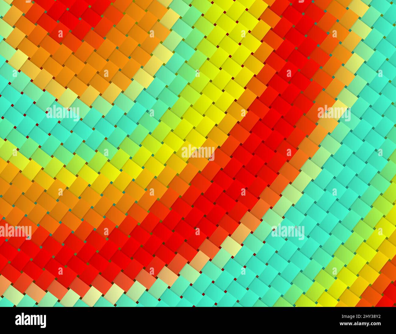 Illustration of a colorful abstract basket weave pattern Stock Photo ...