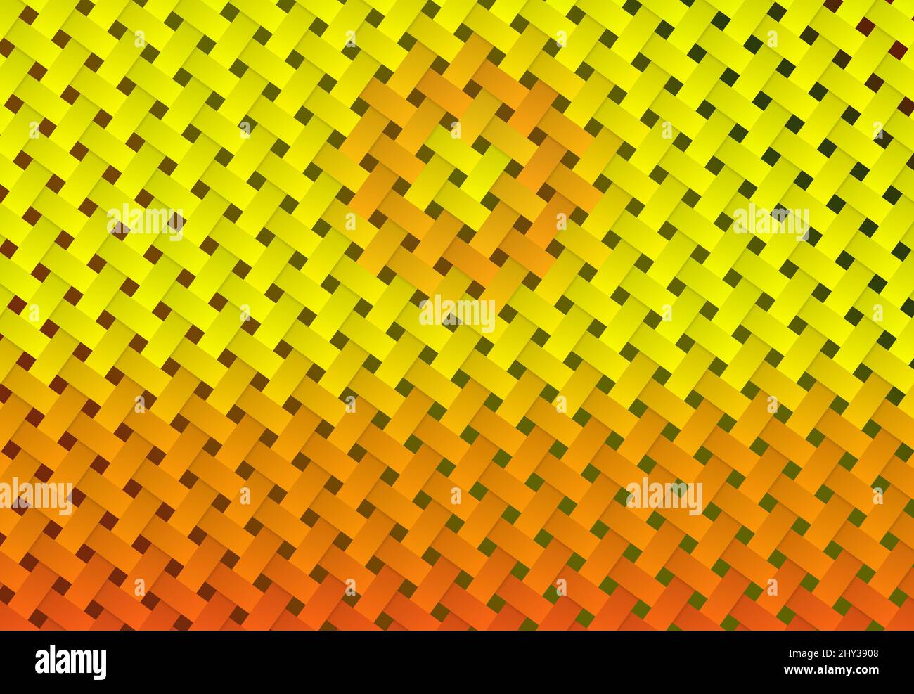 Illustration of basket weave pattern in shades of yellow Stock Photo ...