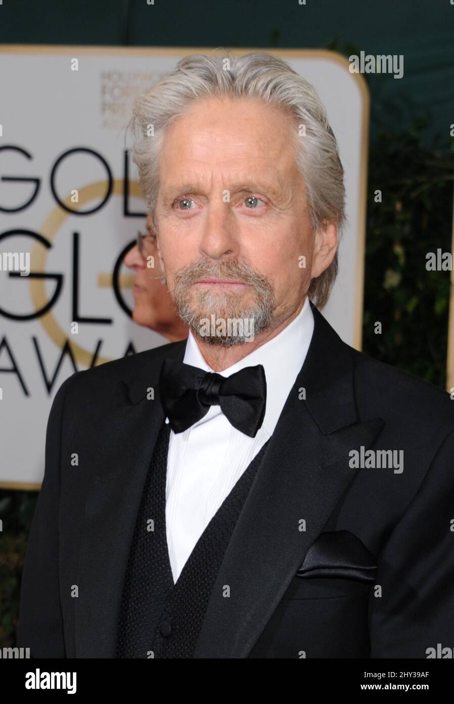 Michael Douglas attend the 71st Annual Golden Globe Awards, held at the ...