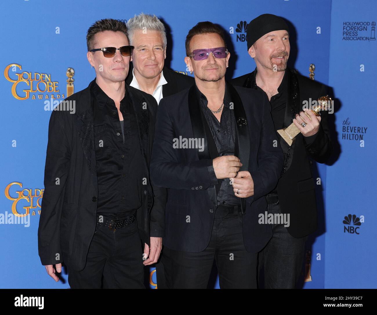 U2 bono the edge hi-res stock photography and images - Alamy