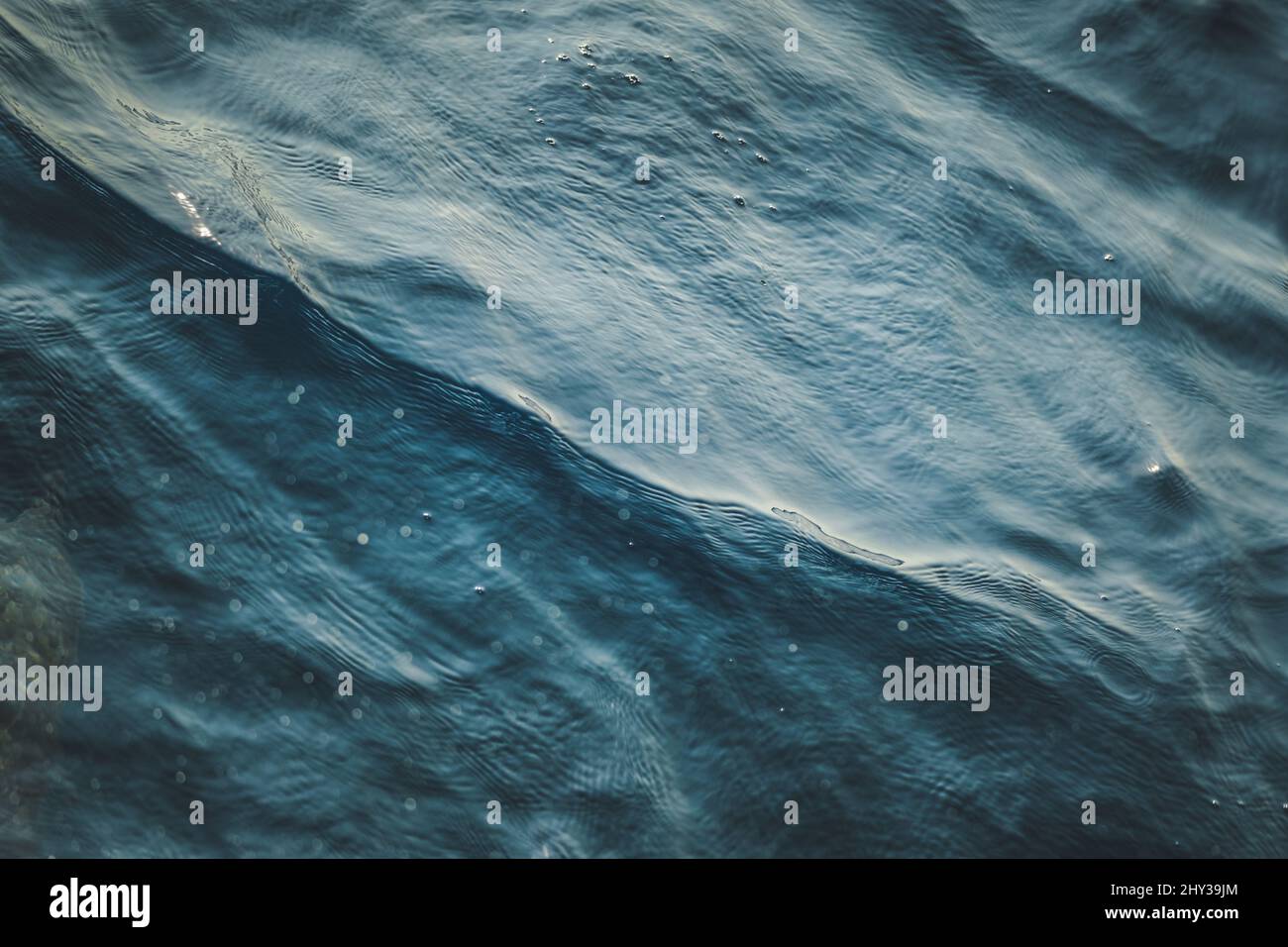 Closeup of an ocean water ripple Stock Photo - Alamy