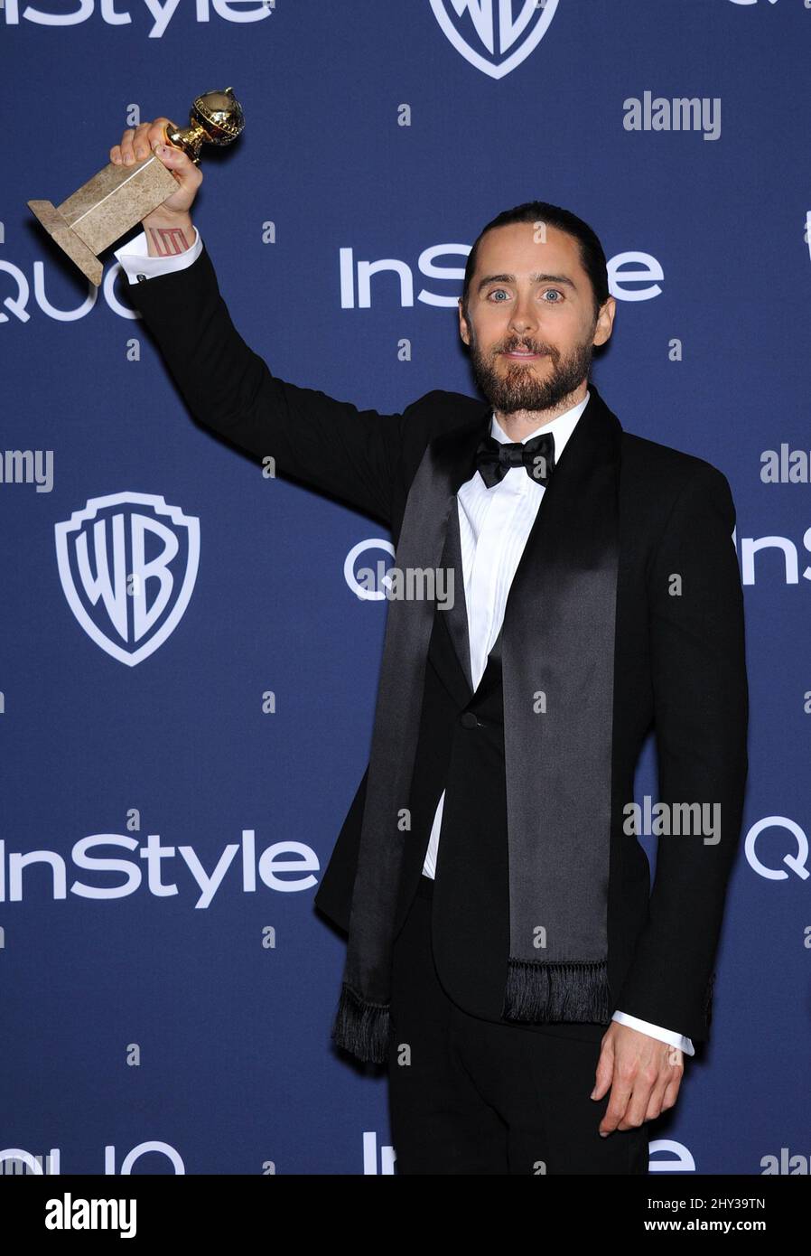 Jared Leto Suit Golden Globes