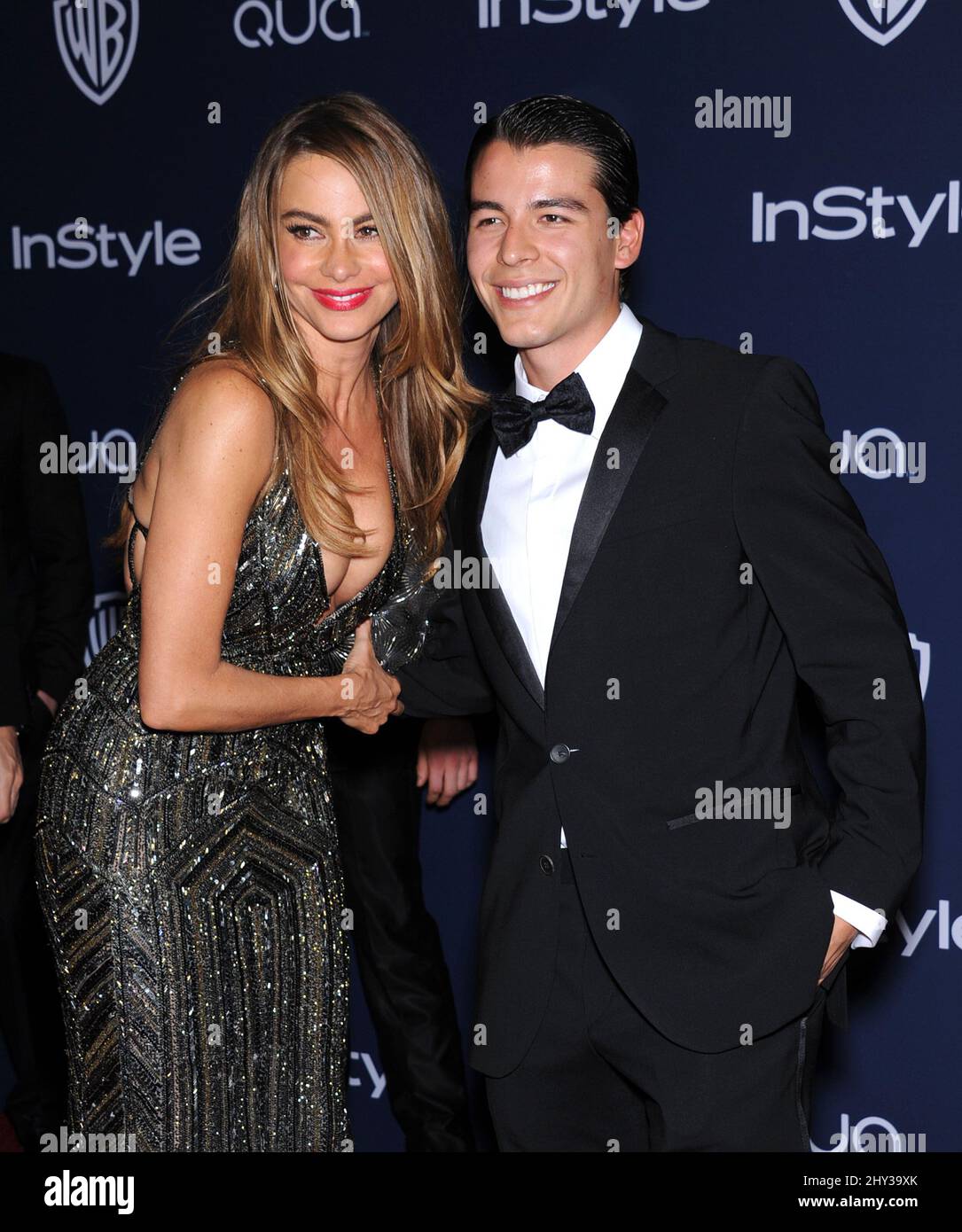 Sofia Vergara and Manolo Vergara attending the 15th annual InStyle and ...