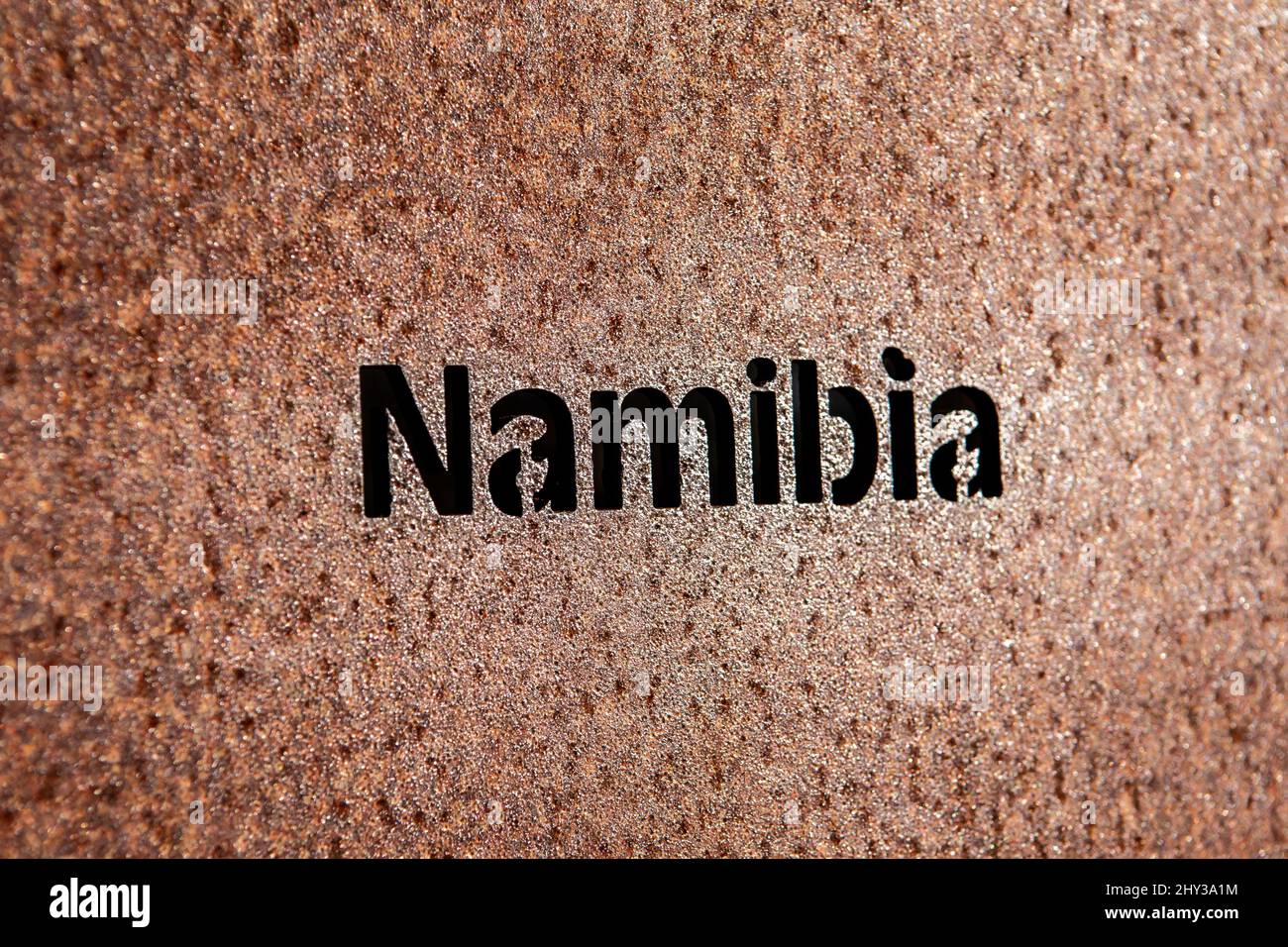 Rusty name plate hi-res stock photography and images - Alamy