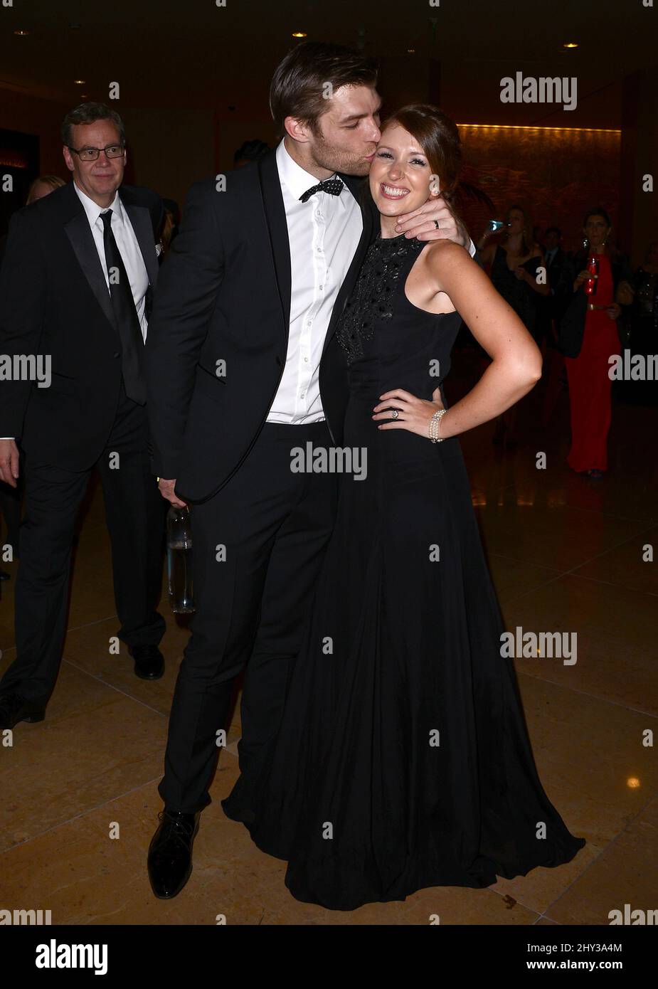 Liam McIntyre and girlfriend Erin Hasan leaving The Weinstein Company ...