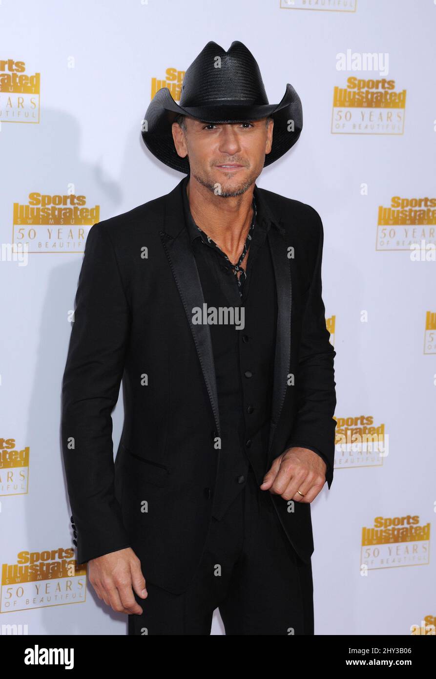 Tim McGraw attending the 50th Anniversary of Sports Illustrated ...