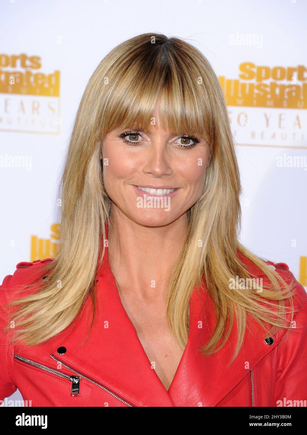 Heidi Klum attending the 50th Anniversary of Sports Illustrated ...