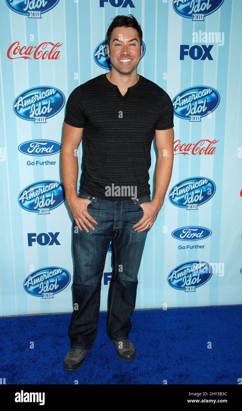 Ace Young attending Fox's "American Idol XIII" premiere held at UCLA's ...