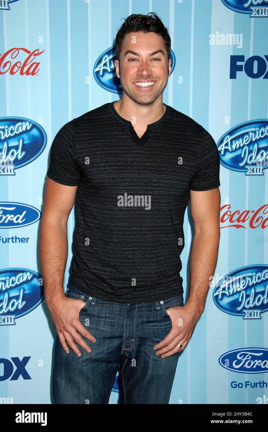 Ace Young attending Fox's "American Idol XIII" premiere held at UCLA's ...