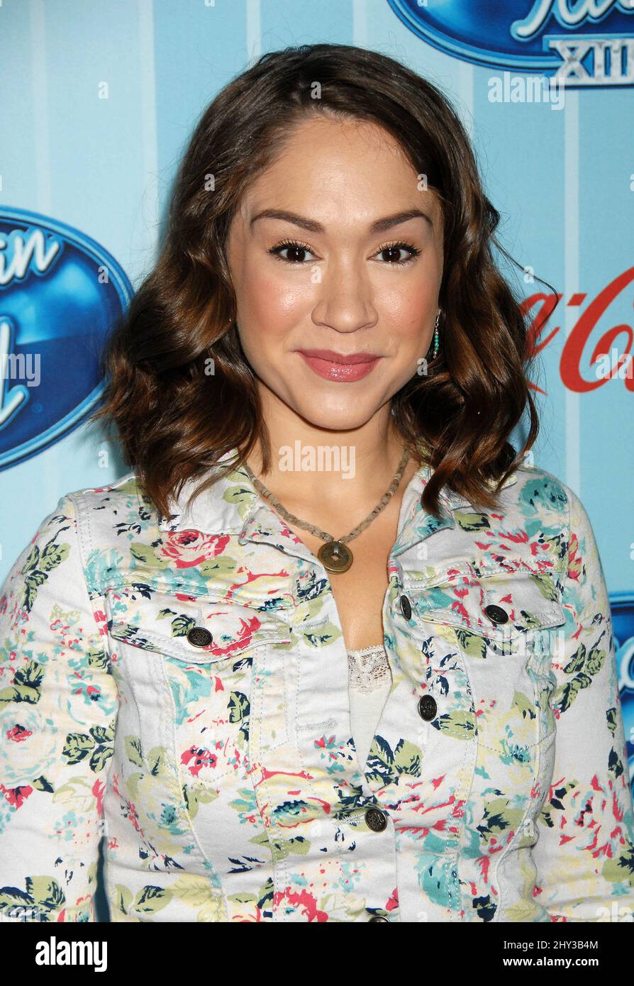 Diana DeGarmo attending Fox's "American Idol XIII" premiere held at UCLA's Royce Hall in ...