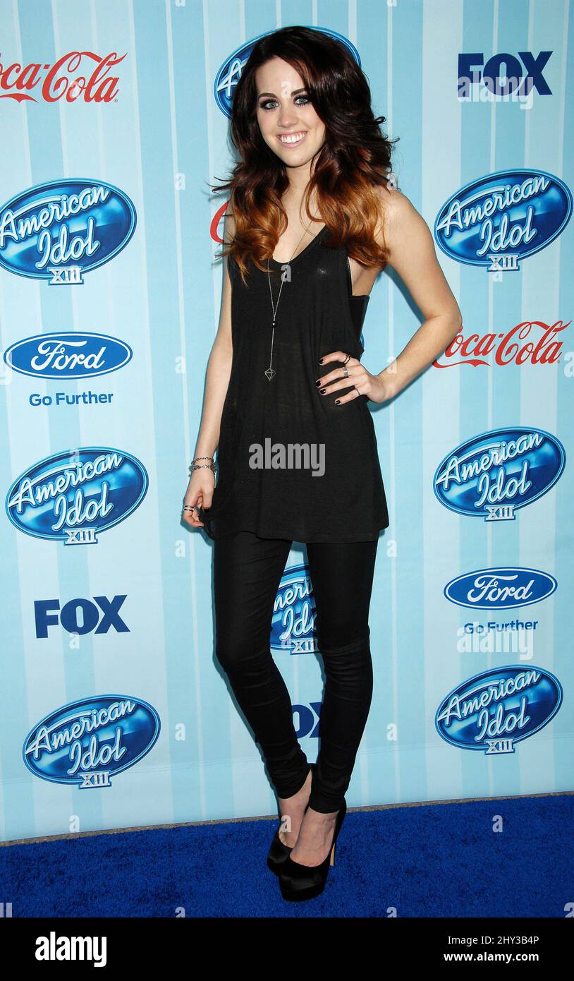 Angie Miller attending Fox's "American Idol XIII" premiere held at UCLA ...
