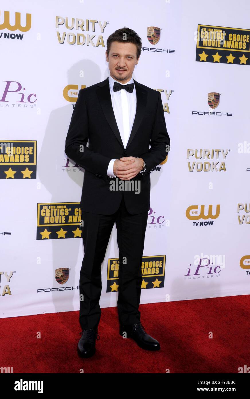 Jeremy Renner attending the 19th Annual Critics' Choice Movie Awards ...