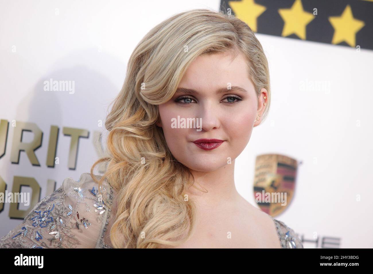 Abigail Breslin attending the 19th Annual Critics' Choice Movie Awards held at the Barker Hanger ...