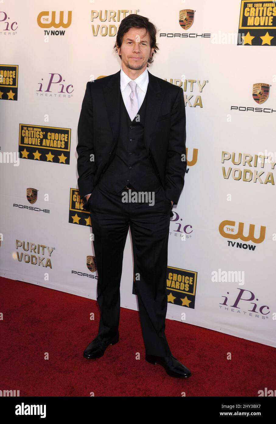Mark Wahlberg attending the 19th Annual Critics' Choice Movie Awards ...