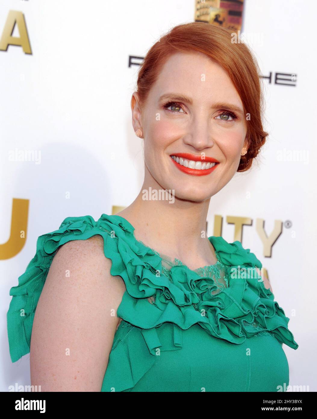 Jessica Chastain attending the 19th Annual Critics' Choice Movie Awards ...