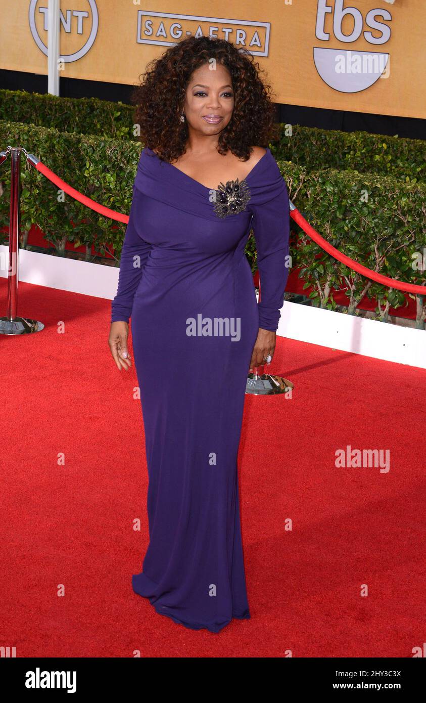 Oprah Winfrey attending the 20th Annual Screen Actors Guild Awards held ...