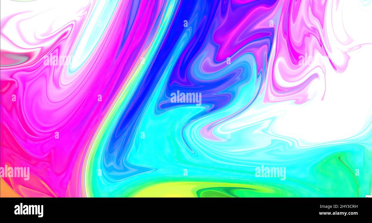Colorful paint mix with gradient vivid colors Stock Photo - Alamy
