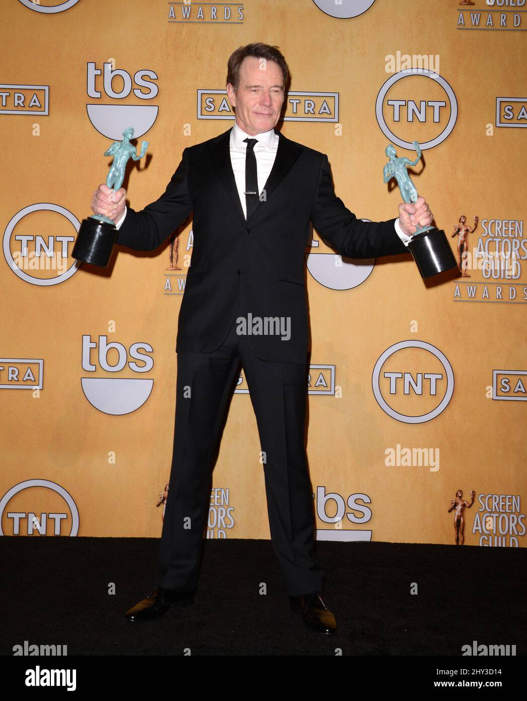 Bryan Cranston attending the press room at the 20th Annual Screen ...