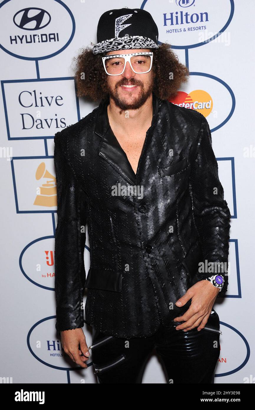 Red Foo (LMAFO) attending the Clive Davis Annual Pre-Grammy Party 2014 ...