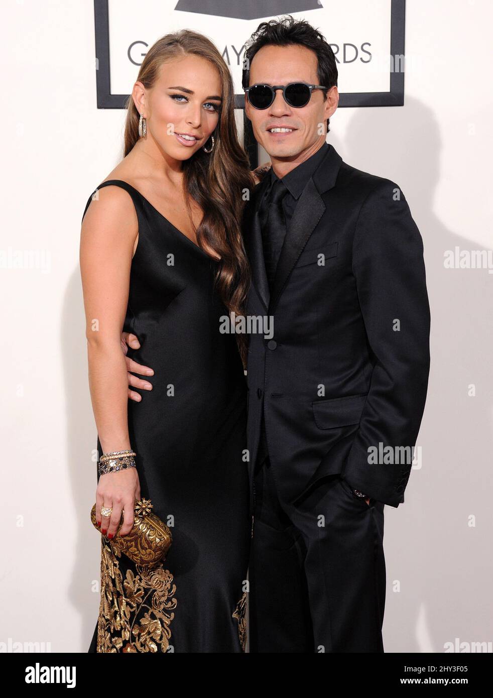 Marc Anthony and Chloe Green arrive at the 56th annual GRAMMY Awards at ...