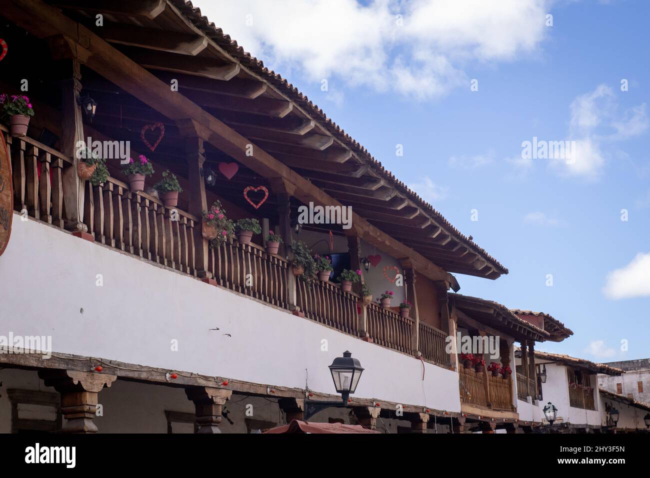 Beautiful view of streets of Tapalpa, Jalisco, Mexico Stock Photo - Alamy