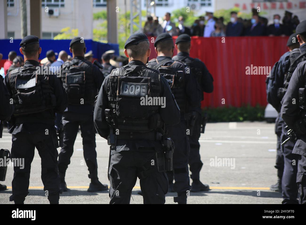 salvador, bahia, brazil - february 17, 2022: Members of the Bahia ...
