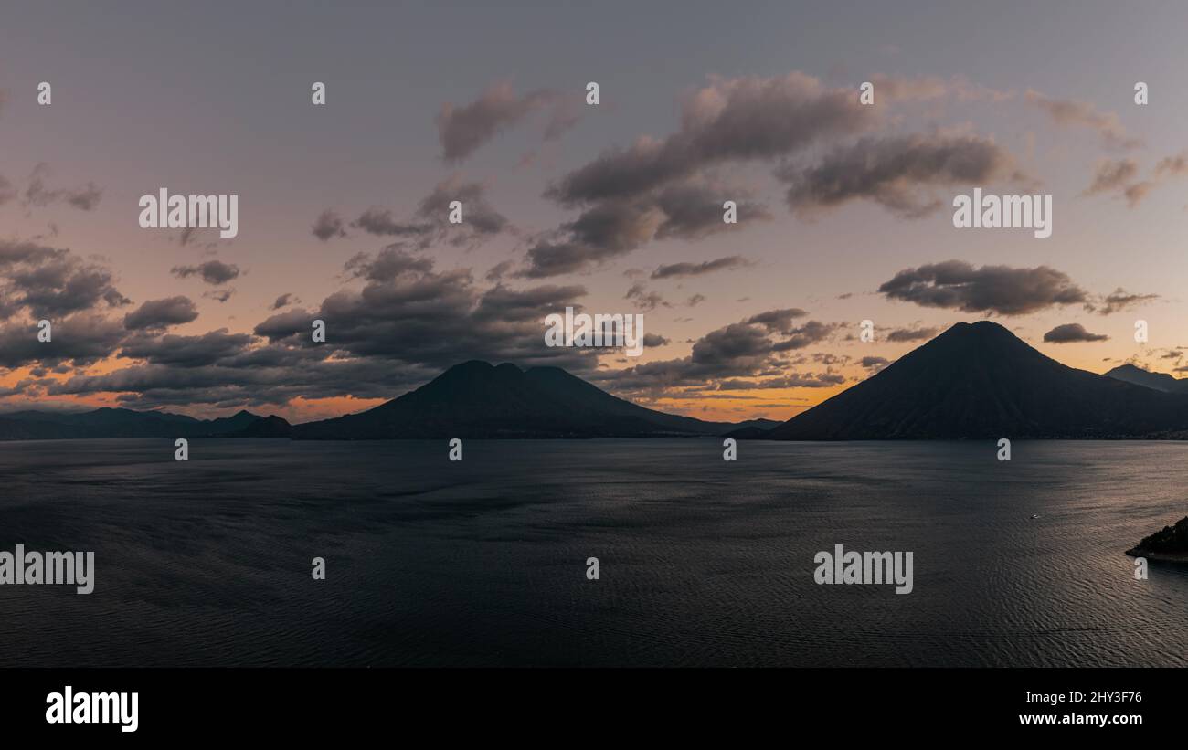 Beautiful shot of Lake Atitlan, Guatemala Stock Photo - Alamy