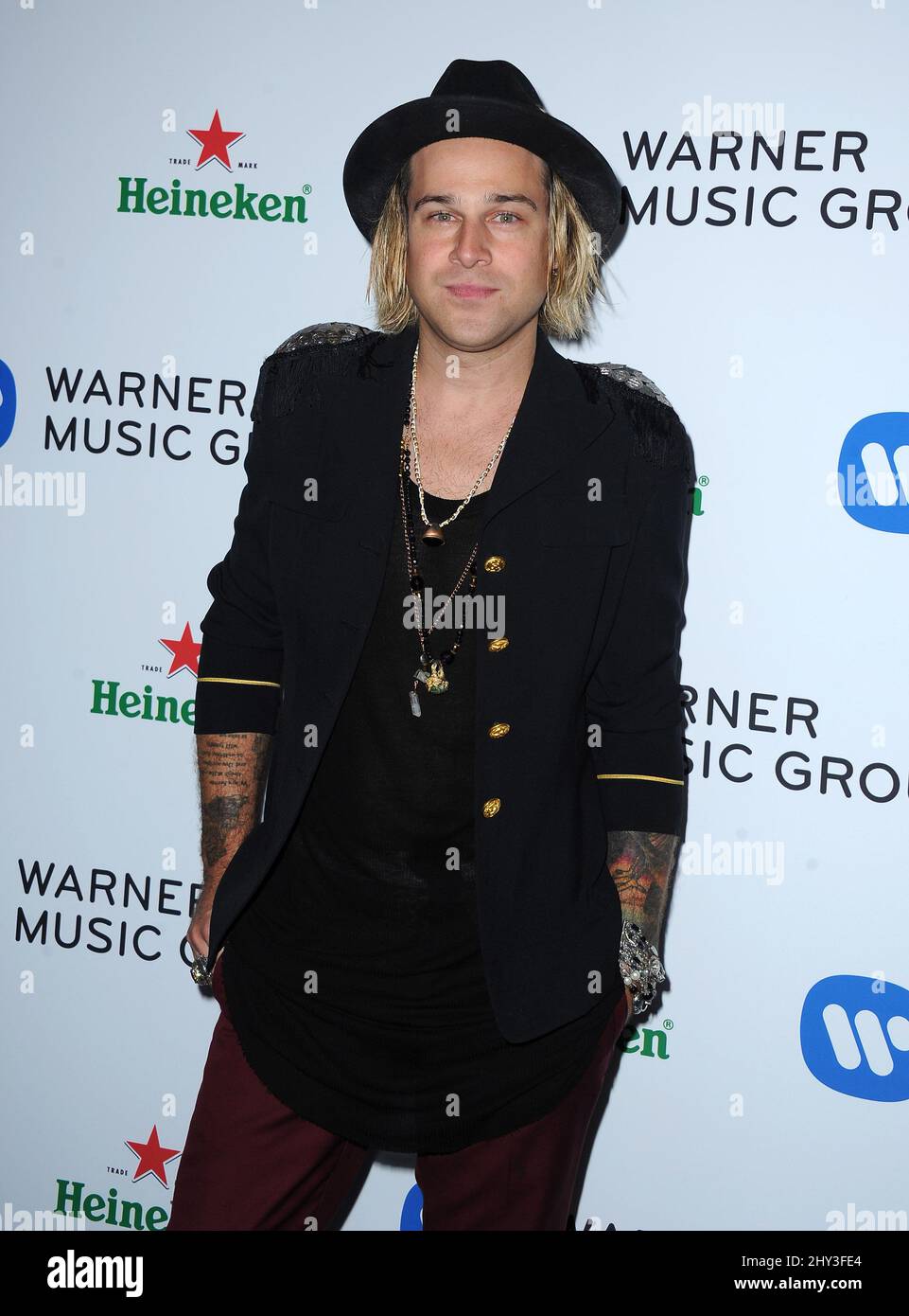 Ryan Cabrera attends the Warner Music Group's Annual Grammy Party, held ...