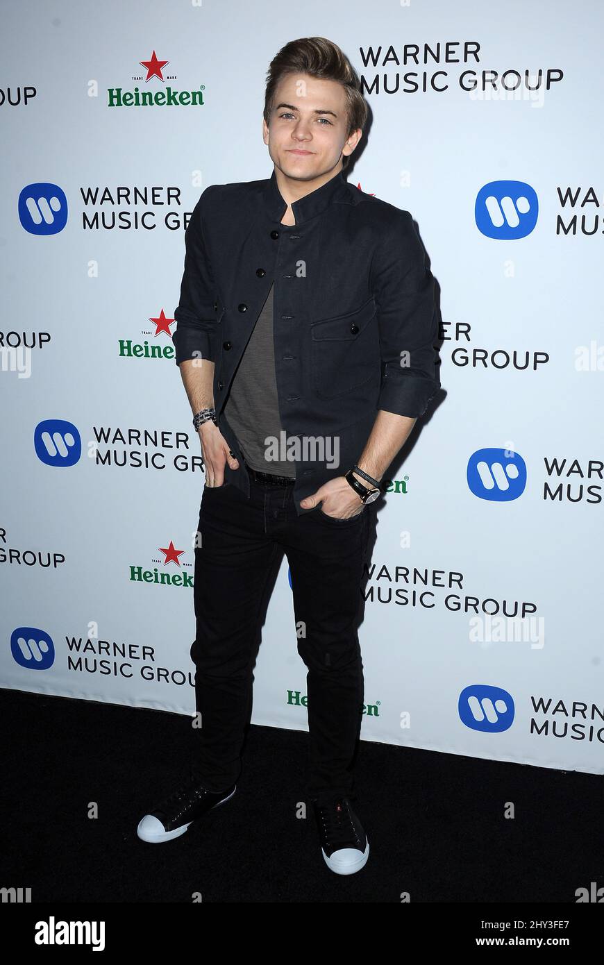 Hunter Hayes attends the Warner Music Group's Annual Grammy Party, held ...