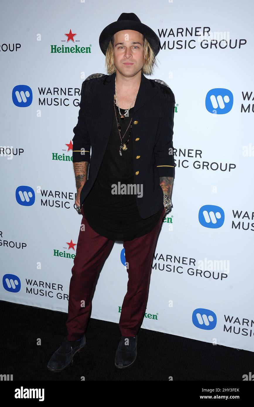 Ryan Cabrera attends the Warner Music Group's Annual Grammy Party, held ...