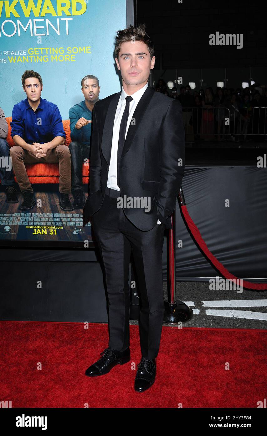 Zac Efron At The Premiere For That Awkward Moment Held At Regal 1473