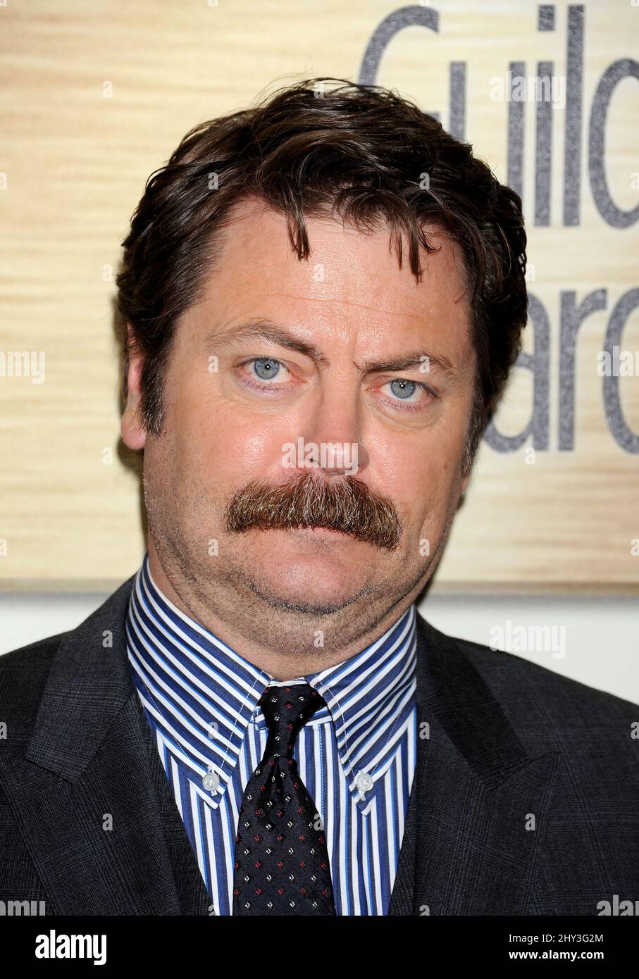 Nick Offerman attending the 2014 Writers Guild Awards L.A. Ceremony ...