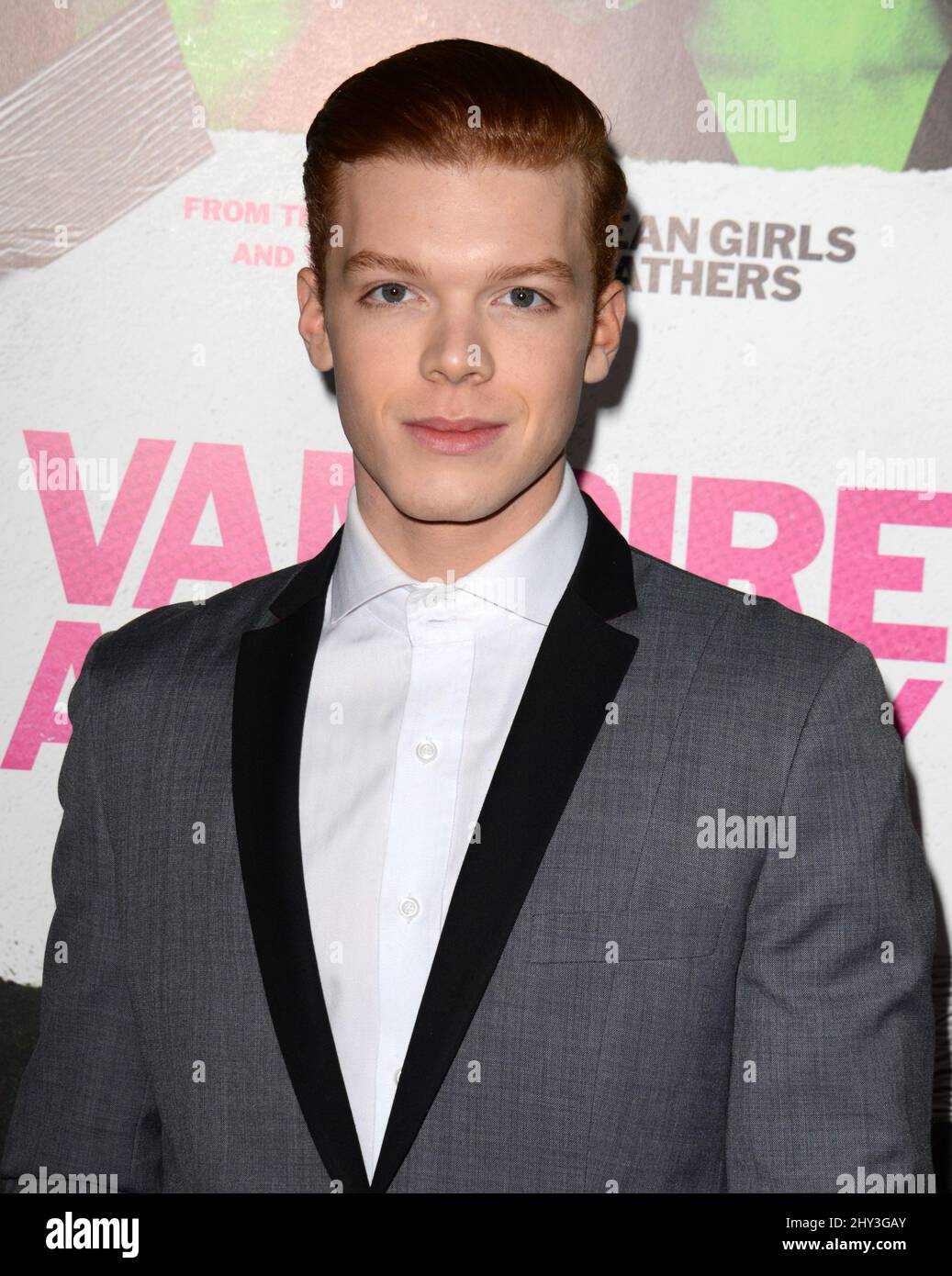 Cameron Monaghan attending the Vampire Academy premiere held at Regal ...