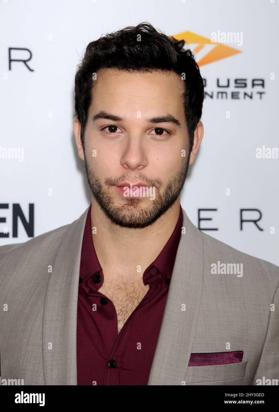 Skylar Astin attending the "Caveman" premiere held at the ArcLight ...