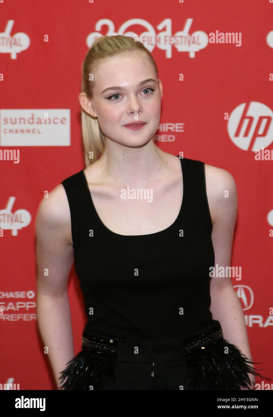 Elle Fanning attending the Young Ones Premiere at the 2014 Sundance ...