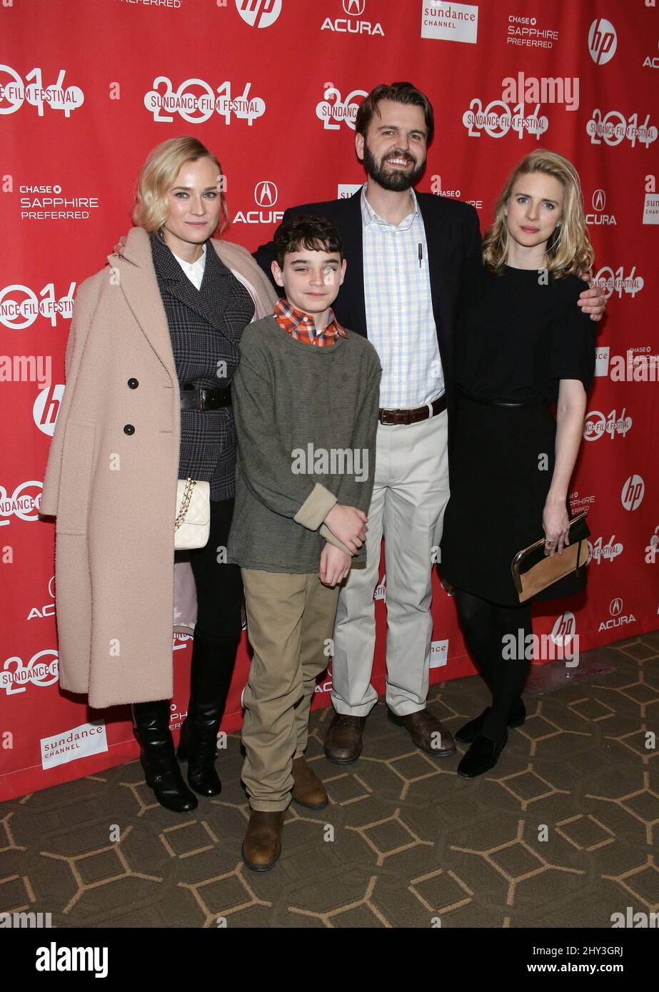 Diane Kruger, Braydon Denney, A.J. Edwards, Brit Marling attending The ...