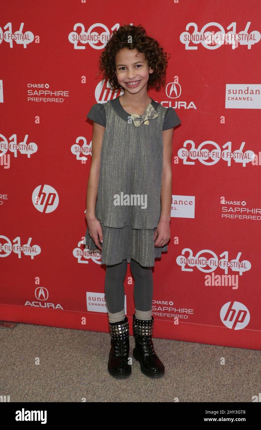 Ashley Aufderheide attending the Infinitely Polar Bear Premiere at 2014 ...