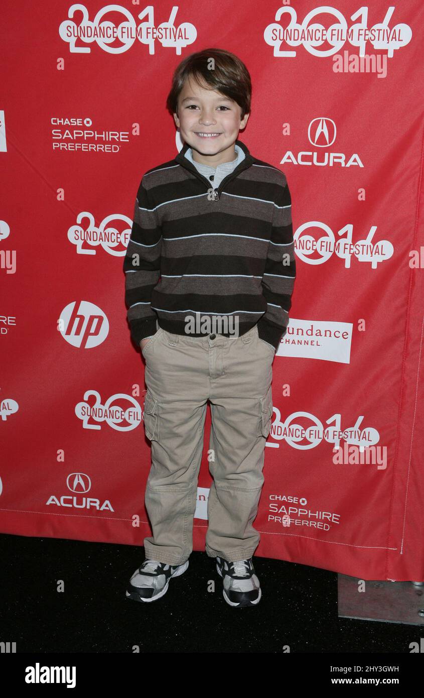 Pierce Gagnon attending the Wish I Was Here Premiere at 2014 Sundance ...