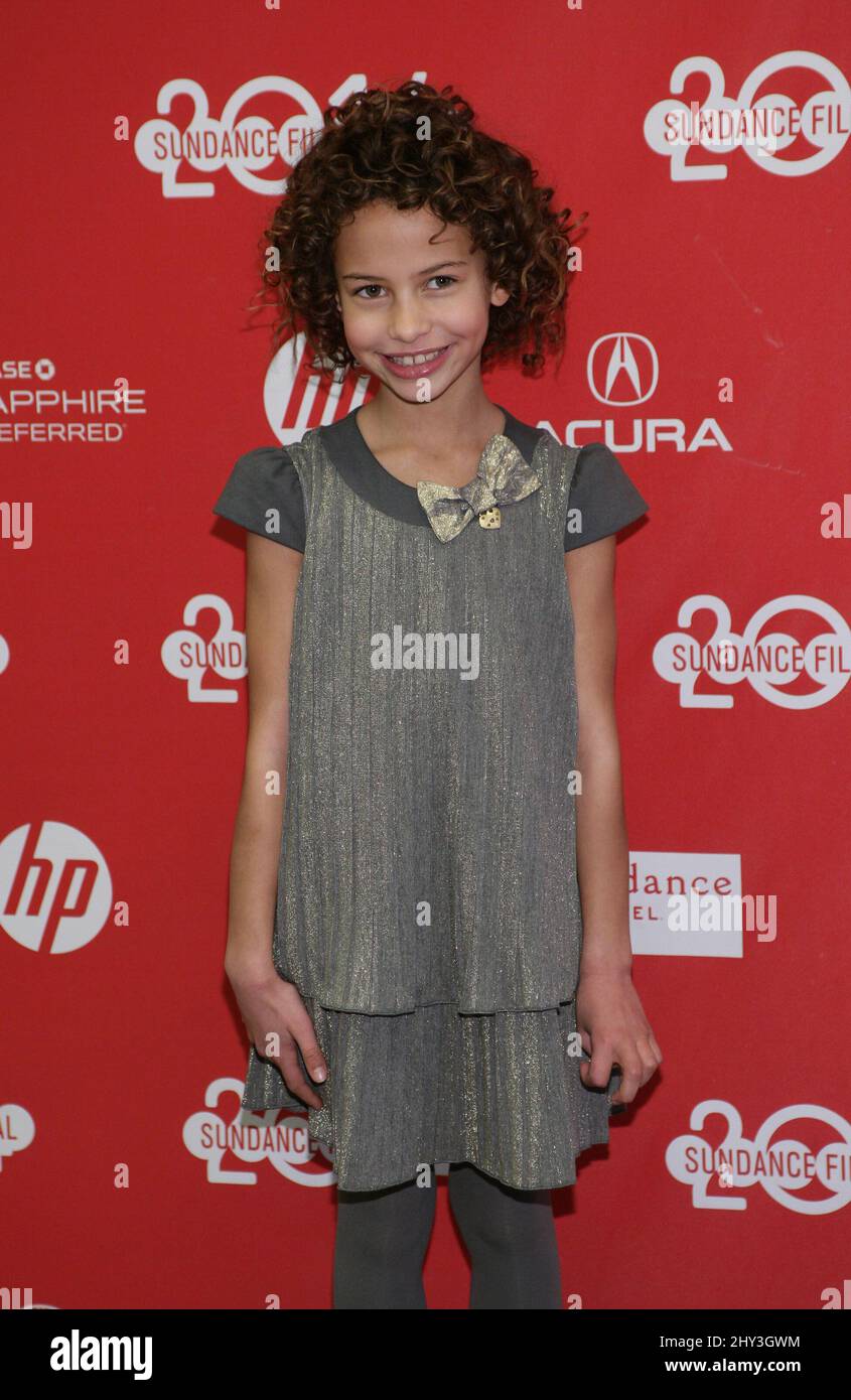 Ashley Aufderheide attending the Infinitely Polar Bear Premiere at 2014 ...