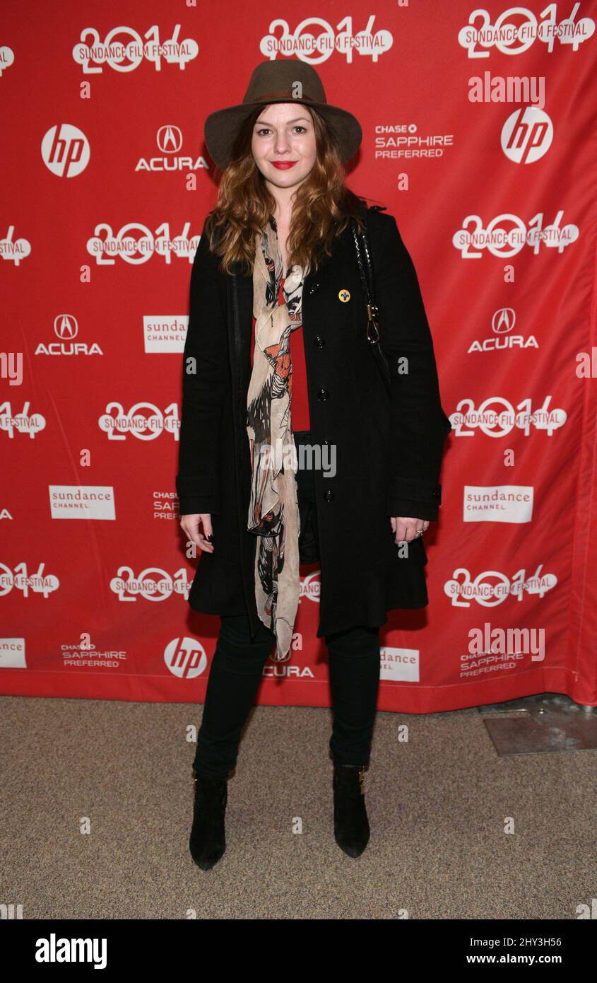 Amber Tamblyn attending the Hits Premiere at the 2014 Sundance Film ...