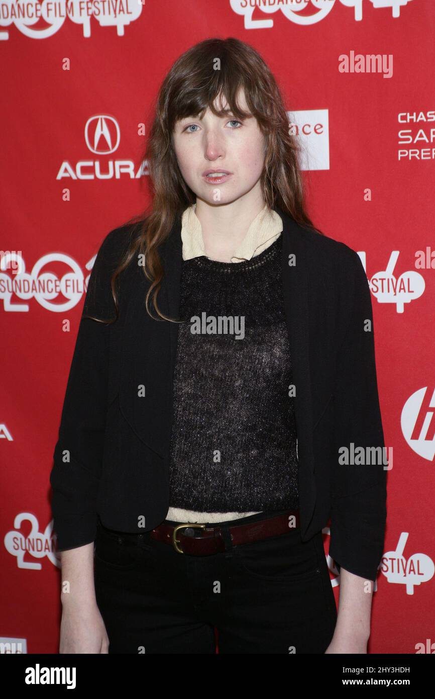 Kate Lyn Sheil attending the Listen Up Philip Premiere at 2014 Sundance ...