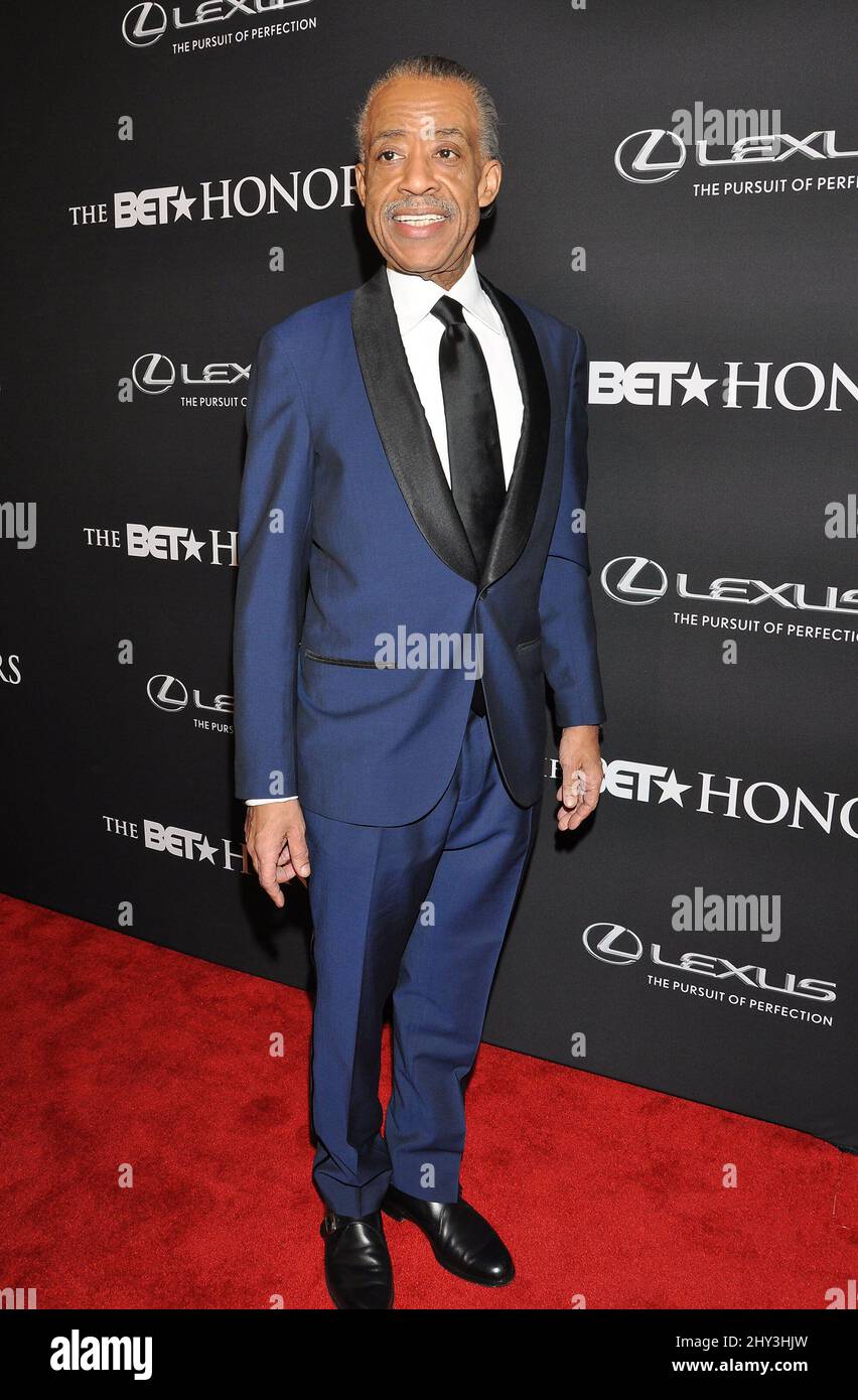 Al Sharpton attending the 2014 BET Honours Awards in Washington DC ...